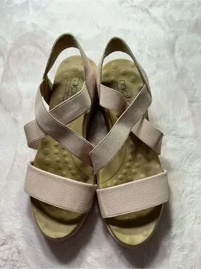Malu | Shoes | Comfort Stretch Slingback Sandals In Blush Pink B87 ...